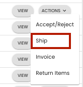 Creating a Shipment – Victoria's Secret
